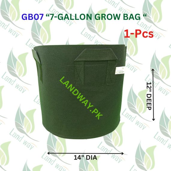 7 Gallon Fabric Pots With 2 Belt Handles – LandWay.PK